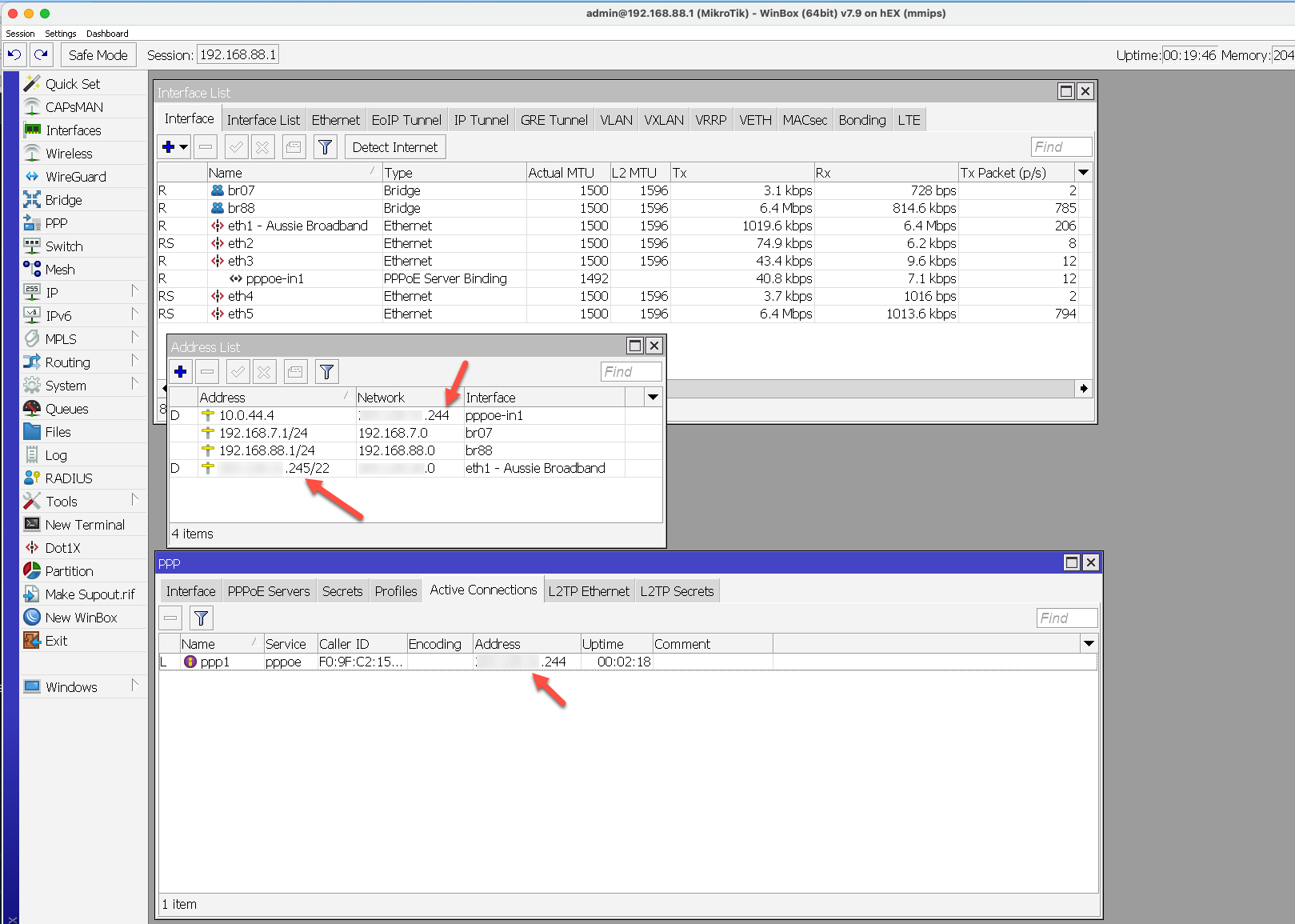 Use Aussie Broadband's Framed Route on a Mikrotik Router
