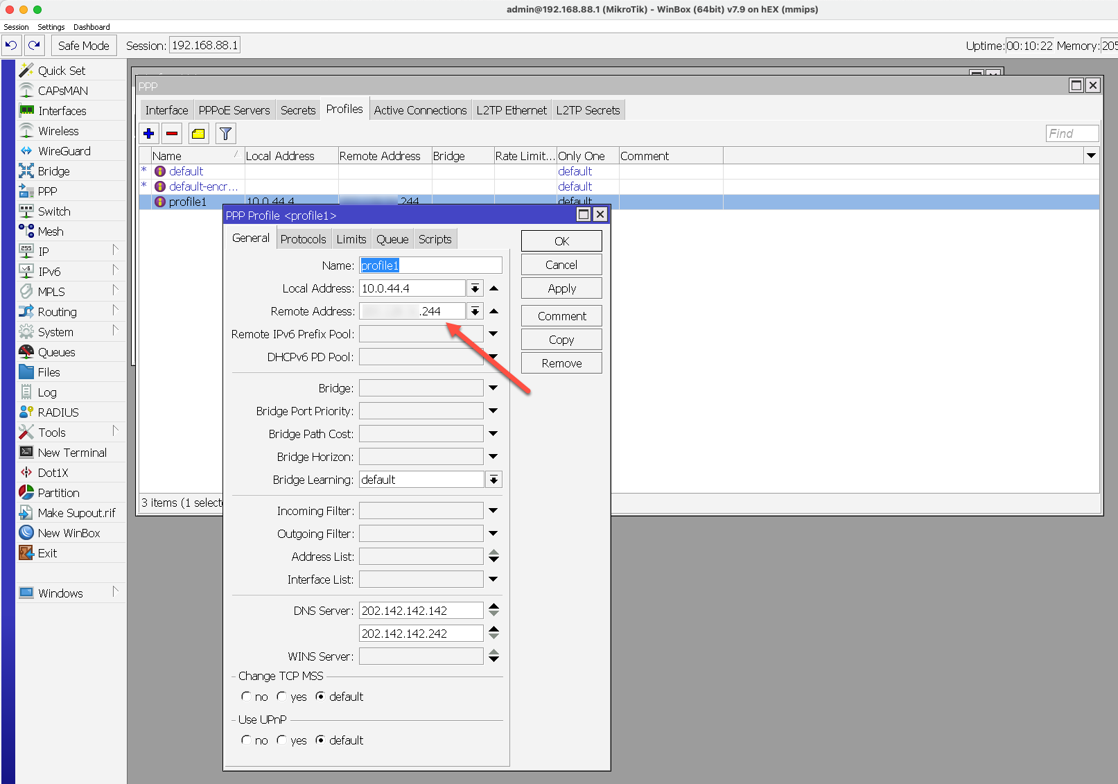 Use Aussie Broadband's Framed Route on a Mikrotik Router